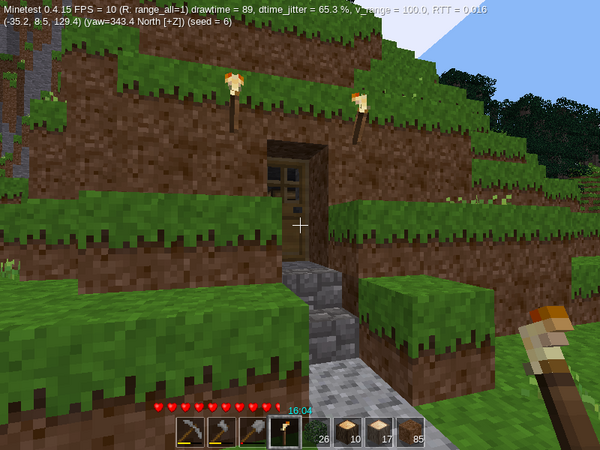 Building a home - Minetest